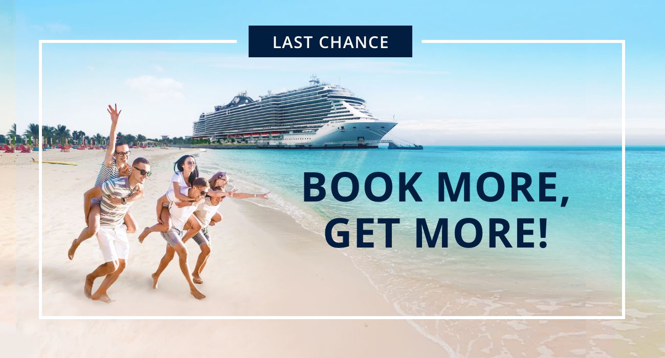 LAST CHANCE: BOOK MORE, GET MORE!